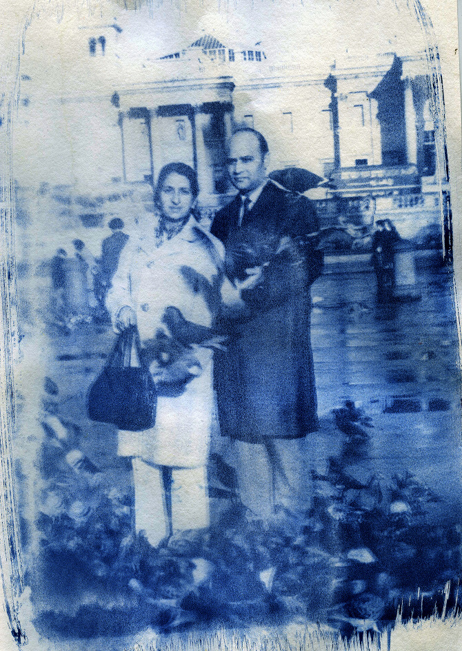 Diasporic Cyanotypes - Sanaa Hamid