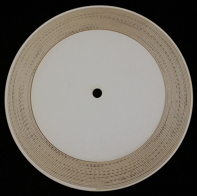 Laser-cut Record - matthew