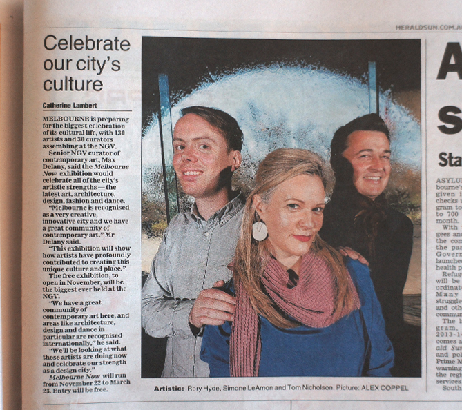 NEWS - Rory Hyde Projects