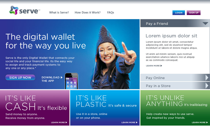Serve - by American Express - digital wallet product - Marsha Knight ...