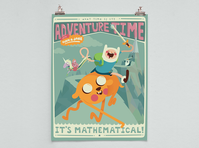 Adventure Time Poster - Natalie Fitzgerald