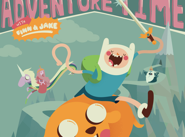 Adventure Time Poster - Natalie Fitzgerald