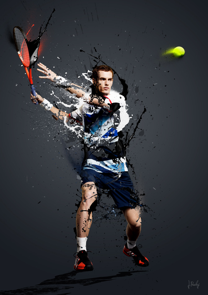 Andy Murray - The visual work of Jason Pooley