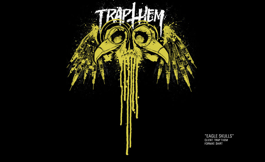 TRAP THEM MERCH - tFk! Illustration