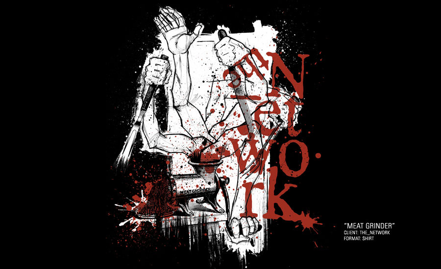 THE_NETWORK MERCH - tFk! Illustration