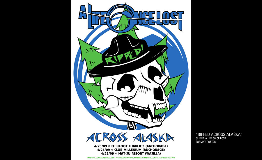 A LIFE ONCE LOST MERCH - tFk! Illustration