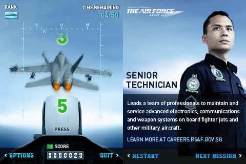 rsaf 'air knights' mobile game - steven jodistiro / art director