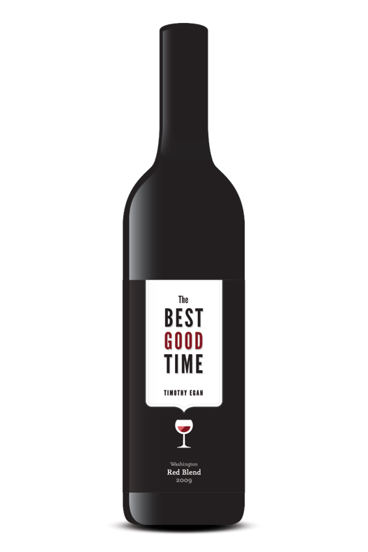 "The Best Good Time" Wine Label - Jacob Greif - Illustration & Design