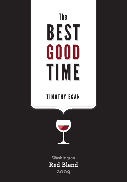 "The Best Good Time" Wine Label - Jacob Greif - Illustration & Design