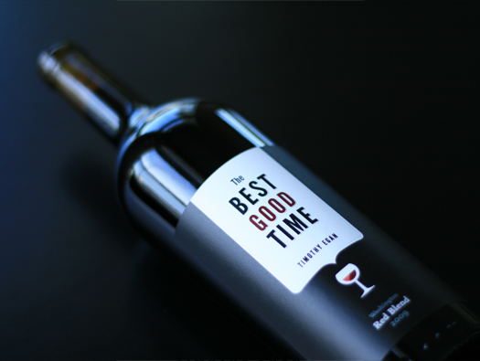 "The Best Good Time" Wine Label - Jacob Greif - Illustration & Design