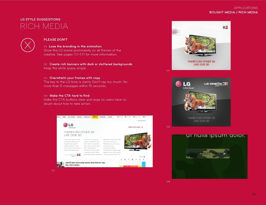 LG Digital Brand Guide - Portfolio of Ahren Gerber