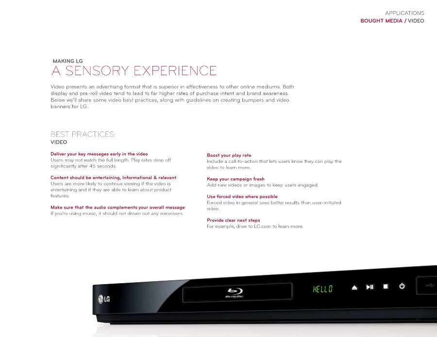 LG Digital Brand Guide - Portfolio of Ahren Gerber