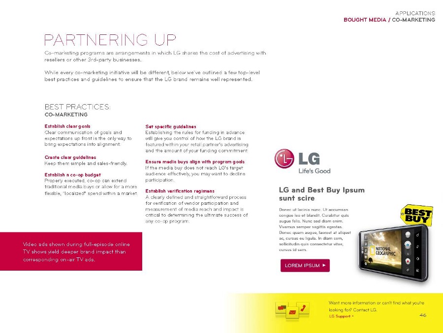 LG Digital Brand Guide - Portfolio of Ahren Gerber