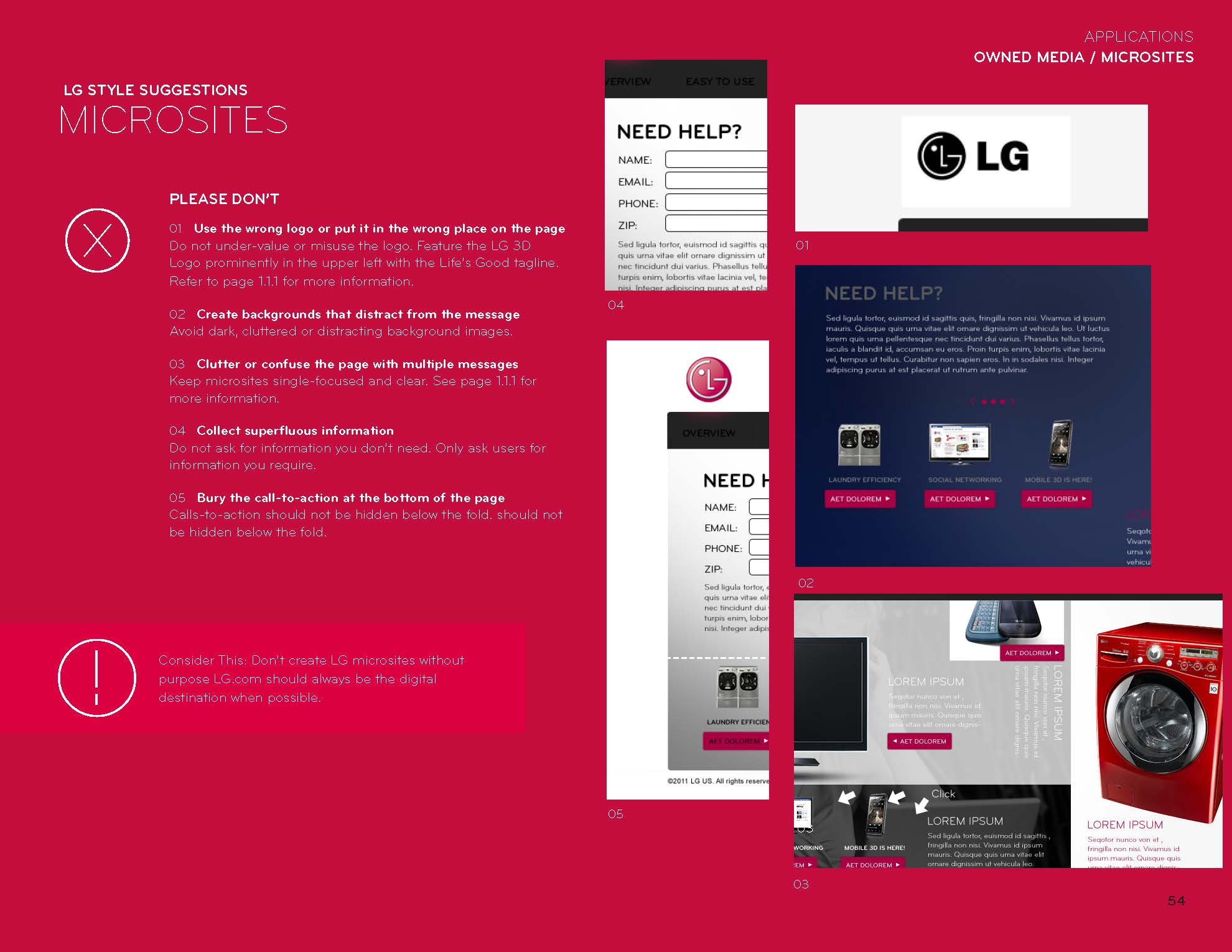 LG Digital Brand Guide - Portfolio of Ahren Gerber