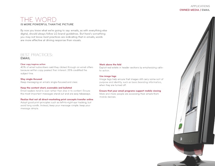 LG Digital Brand Guide - Portfolio of Ahren Gerber