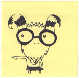 Assorted Post-it Monsters - Zara Gonzalez Hoang / Illustration