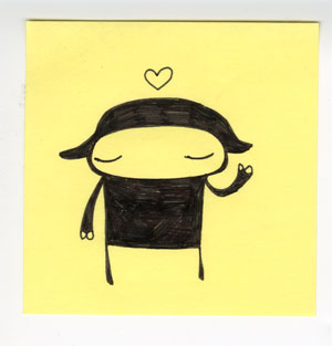 Assorted Post-it Monsters - Zara Gonzalez Hoang / Illustration