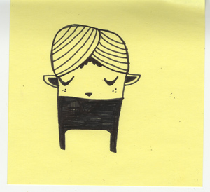 Assorted Post-it Monsters - Zara Gonzalez Hoang / Illustration