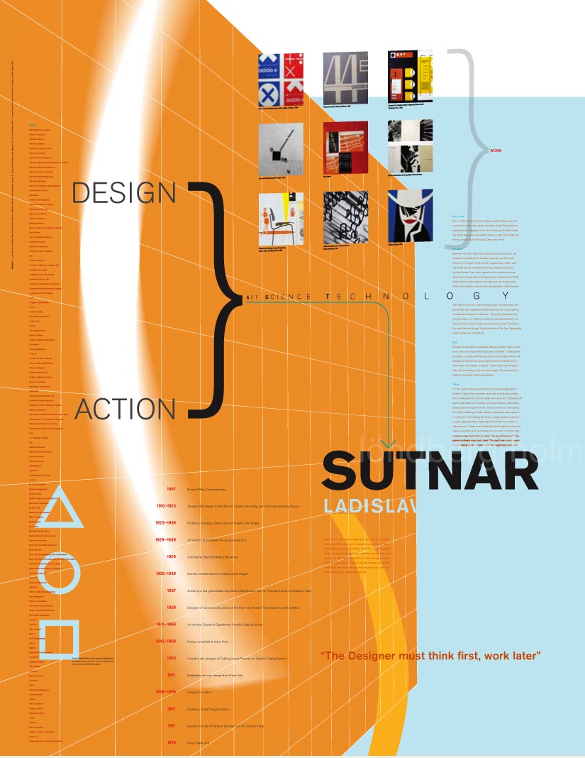 Ladislav Sutnar Poster - Thomas Gaskin | Designer