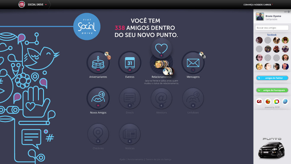 Social Drive - Bruno Oyama - Interactive Designer & Art Director