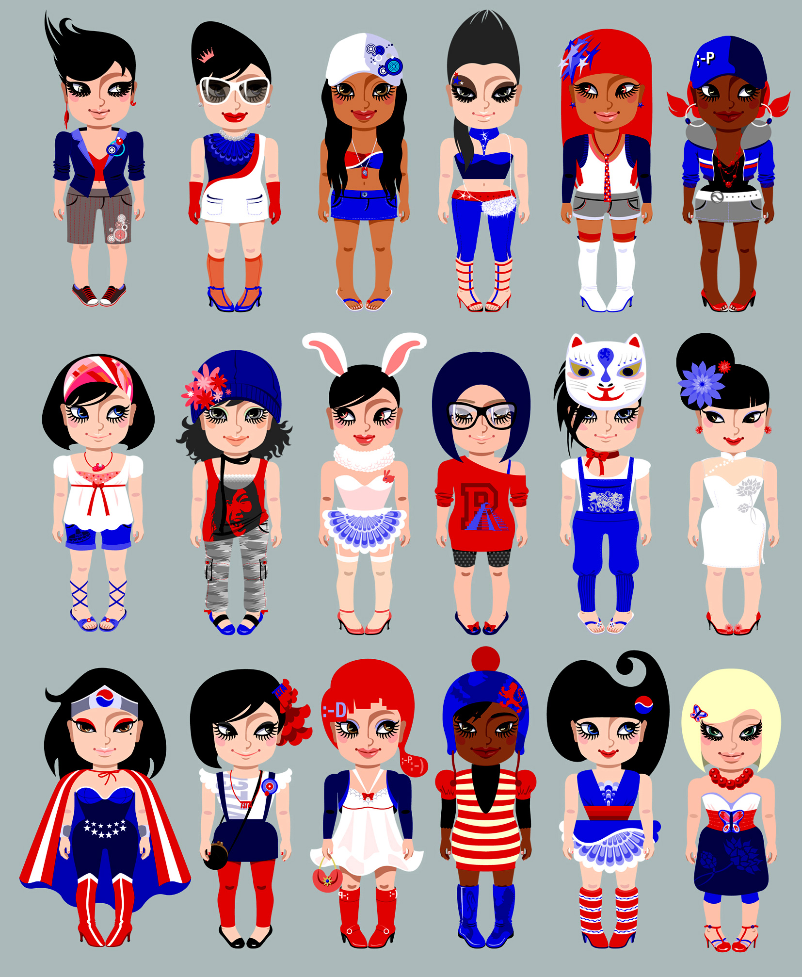 Pepsi avatars. - IROIRO