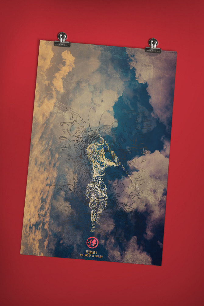Nujabes, The Land of the Samurai: Original poster and album art concept ...