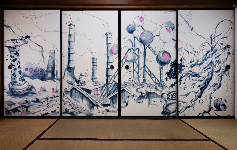 ARITA FUTURE FUSUMA PAINTING - Lok Jansen Visual Art