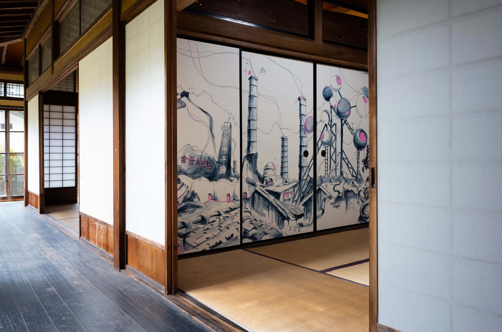 ARITA FUTURE FUSUMA PAINTING - Lok Jansen Visual Art