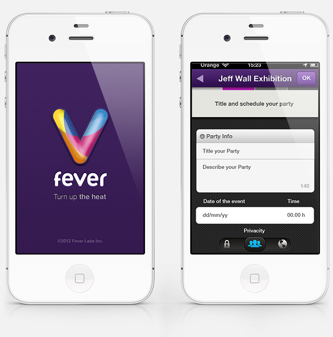 Fever app - Mariano Galan Creative/ Art Director