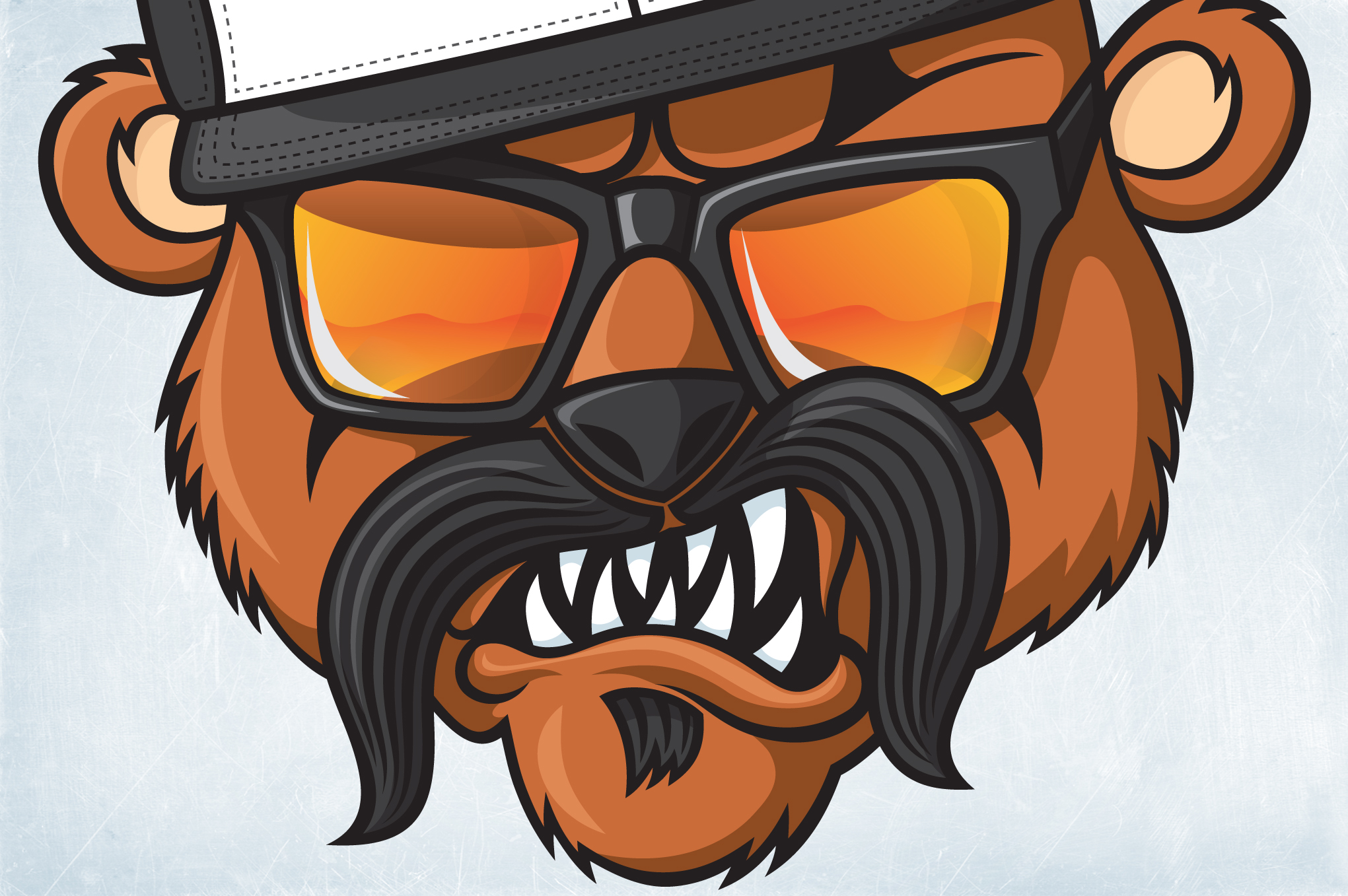 Cali Bear - Graphic design, web design, illustrations by Andrew Matveyev