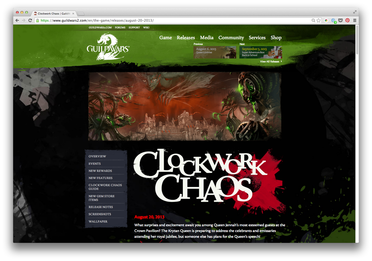 Clockwork Chaos (Guild Wars 2) - Some design from the desk of Eli Scheer