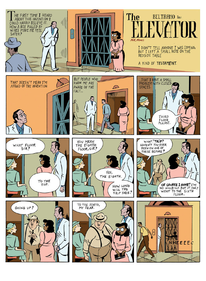 O Elevador (The Elevator) - nik neves - comics and illustration