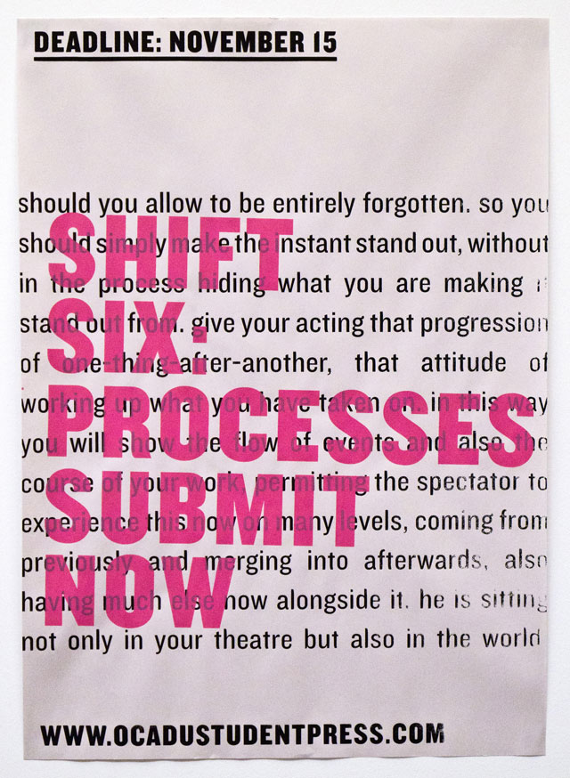 Shift Poster - Antonio Lennert