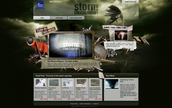 Weather Channel: Storm Stories - cyberjunko studios
