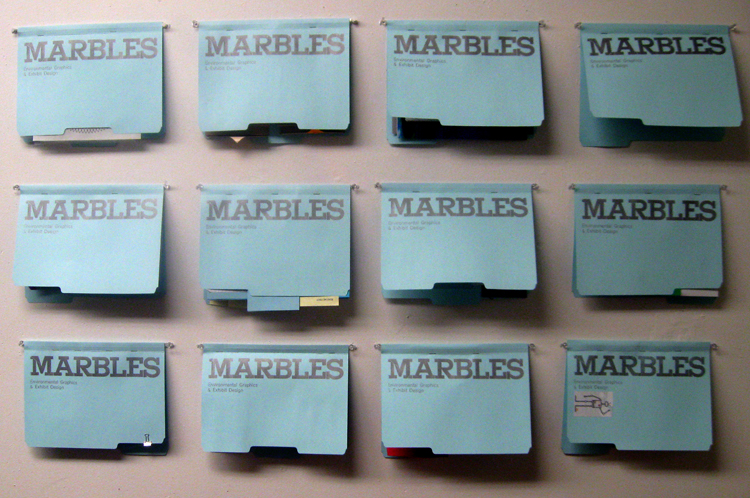 Marbles Exhibition/Signage Design - JoeMann's Mind