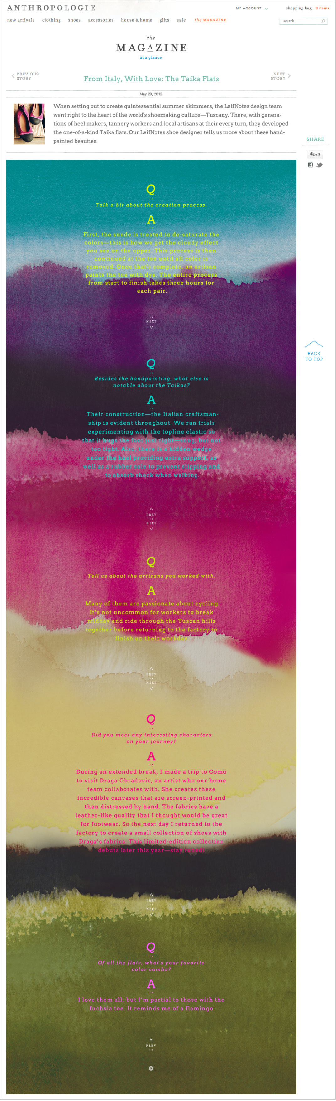 Anthropologie: Taika Flats - Mika Osborn