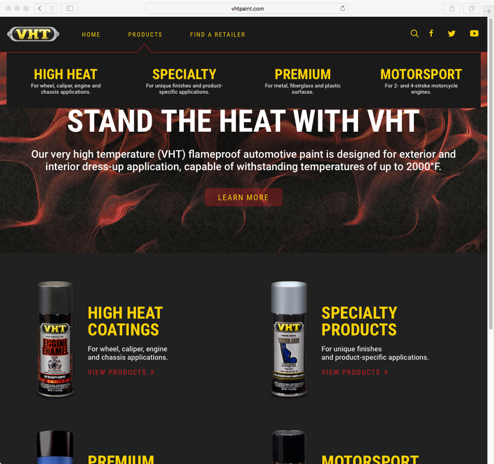 VHT (from Sherwin-Williams) | Website - Nicole Caldwell | Copywriter