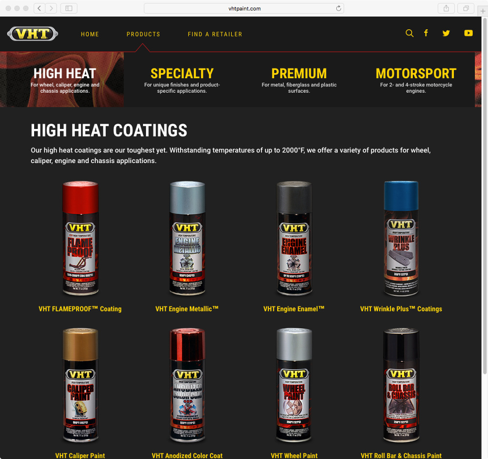 VHT (from Sherwin-Williams) | Website - Nicole Caldwell | Copywriter