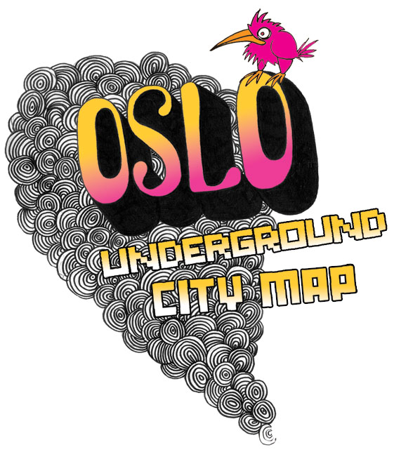 Underground Oslo City Map - Linnosaurus