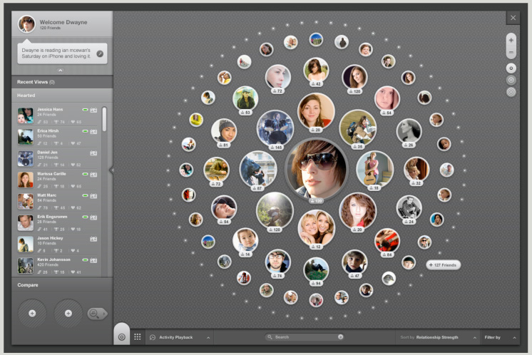 Social Circle Browser - Evelyn Wang Portfolio