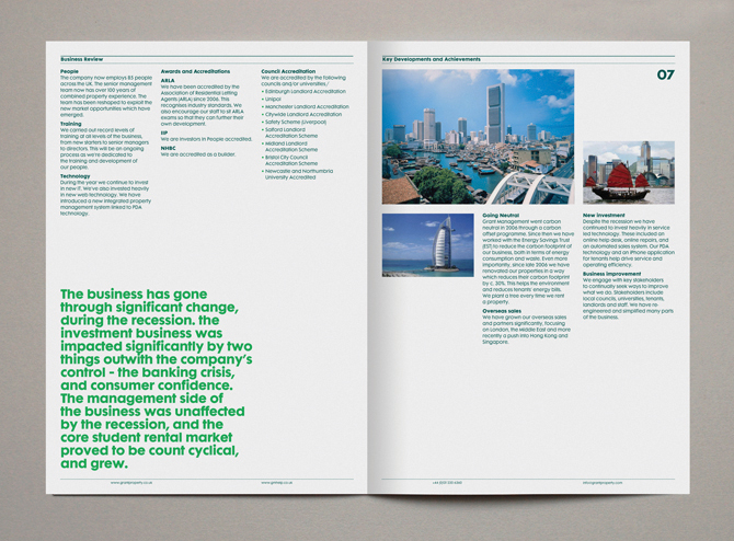 Grant Property - Glasgow / Graphic Design Agency / Branding and Logo ...