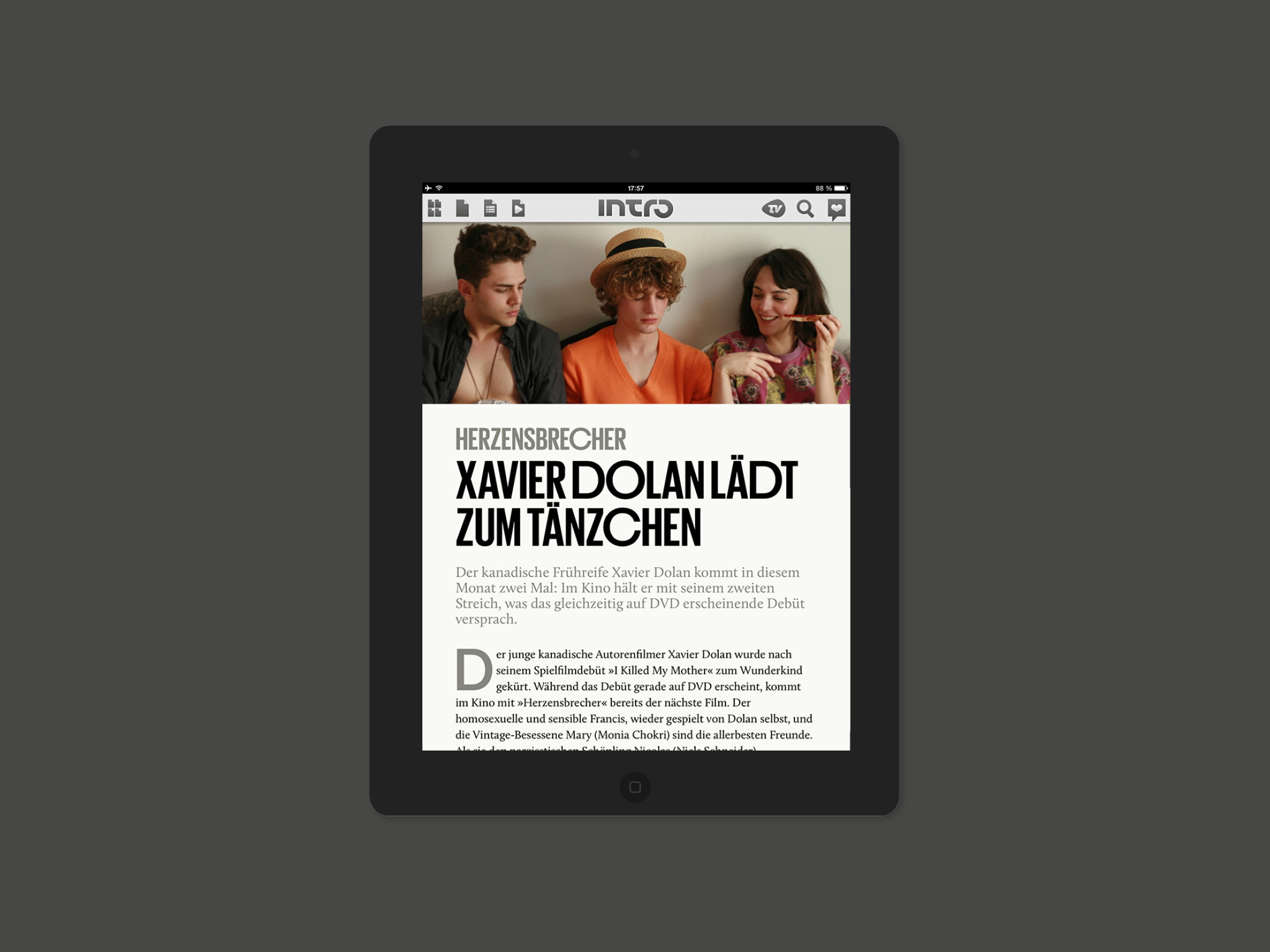 INTRO Magazin - Linus Lohoff — Art Direction