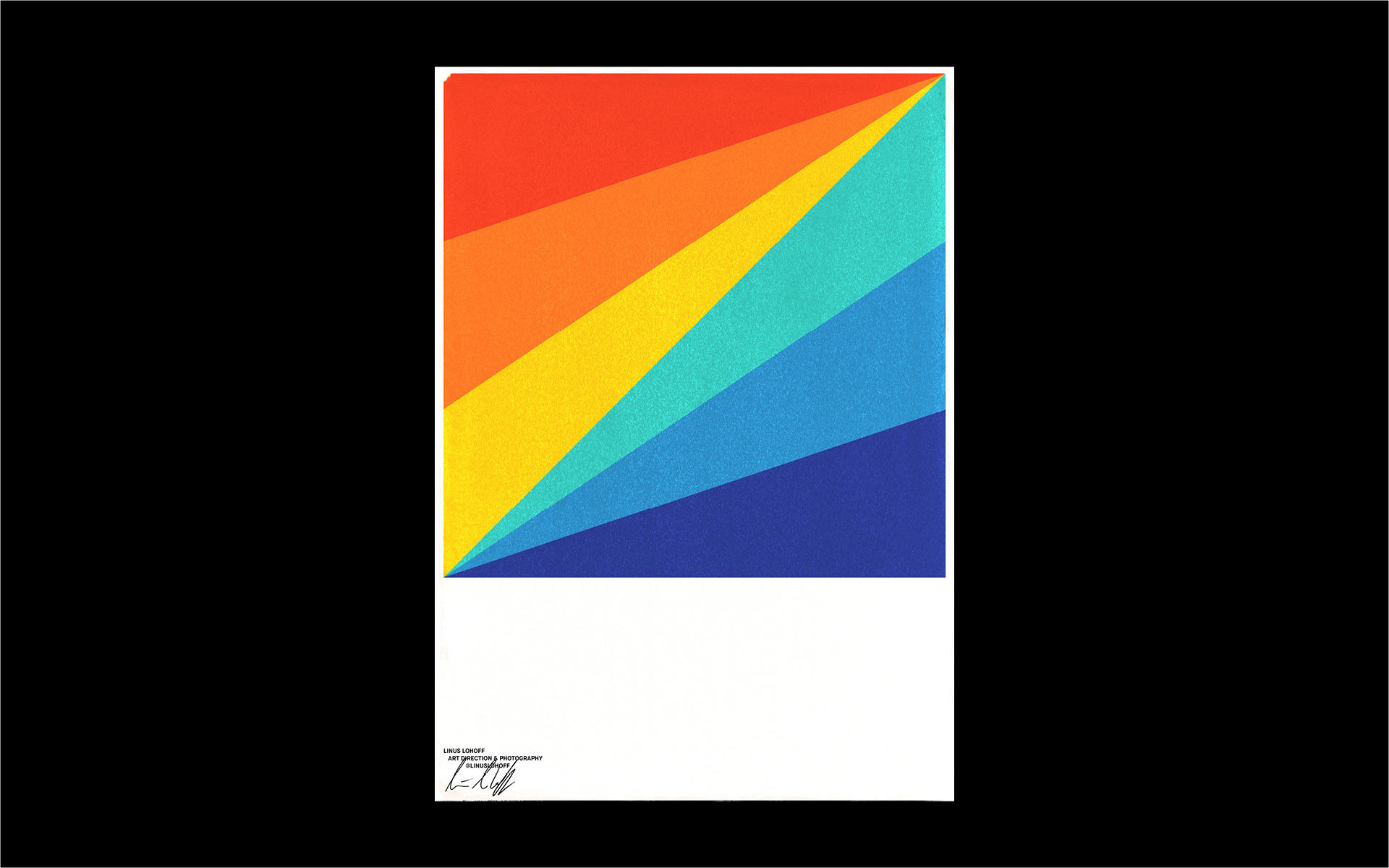 Warm Cool Colours Poster Series - Linus Lohoff — Art Direction