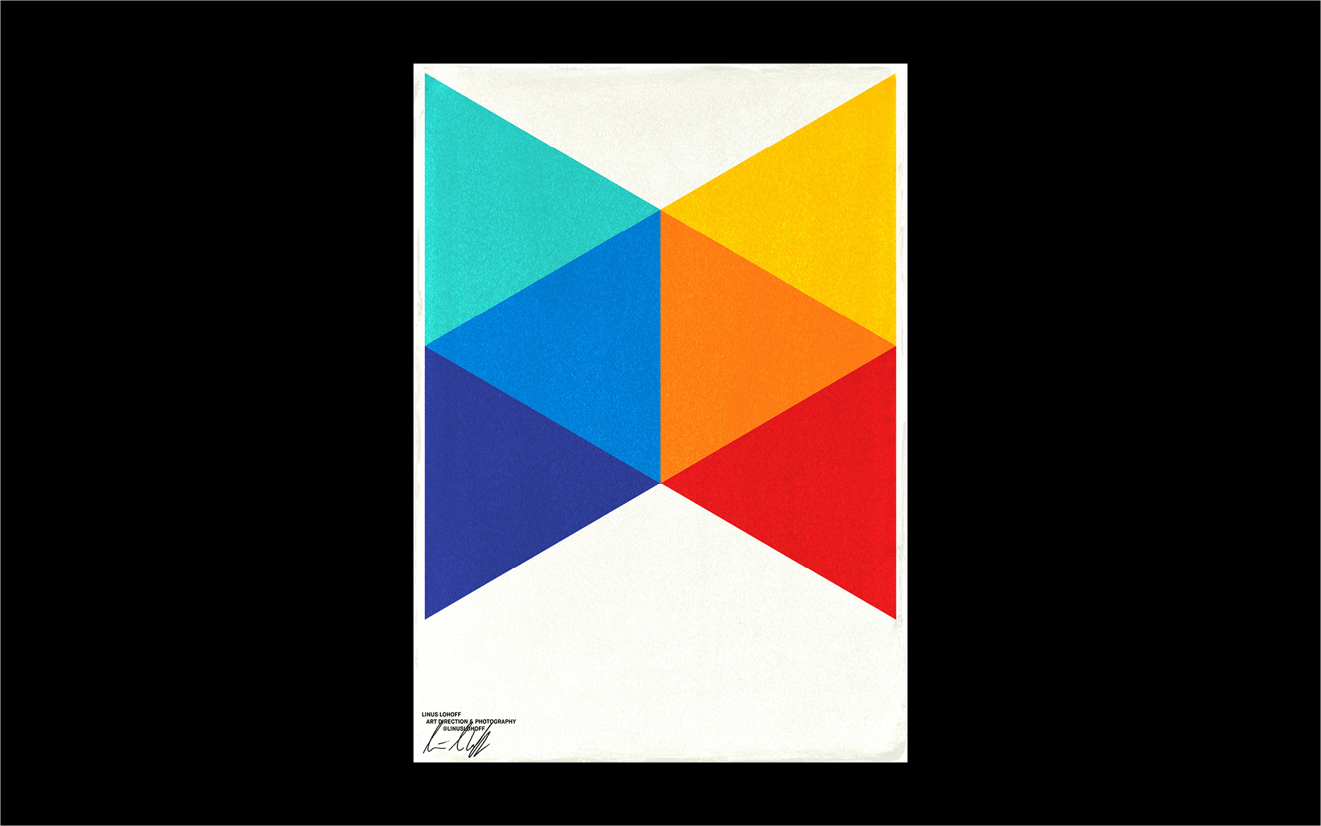 Warm Cool Colours Poster Series - Linus Lohoff — Art Direction