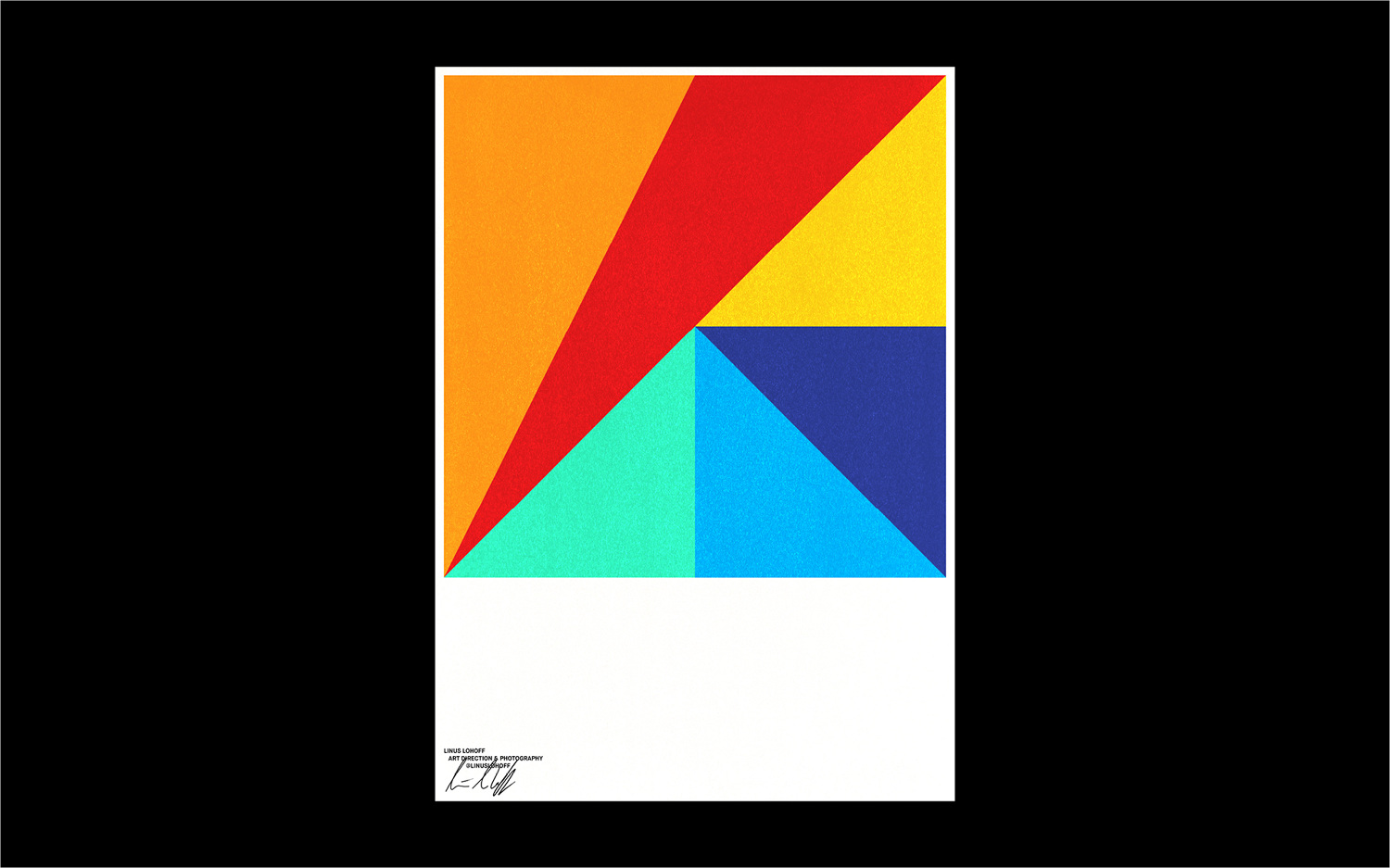 Warm Cool Colours Poster Series - Linus Lohoff — Art Direction