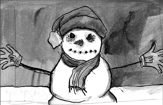 Webtoons / First Snow - + [ ashley.burke ] + illustration + direction