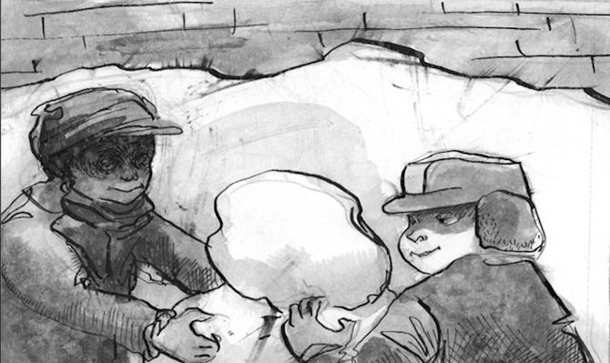 Webtoons / First Snow - + [ ashley.burke ] + illustration + direction