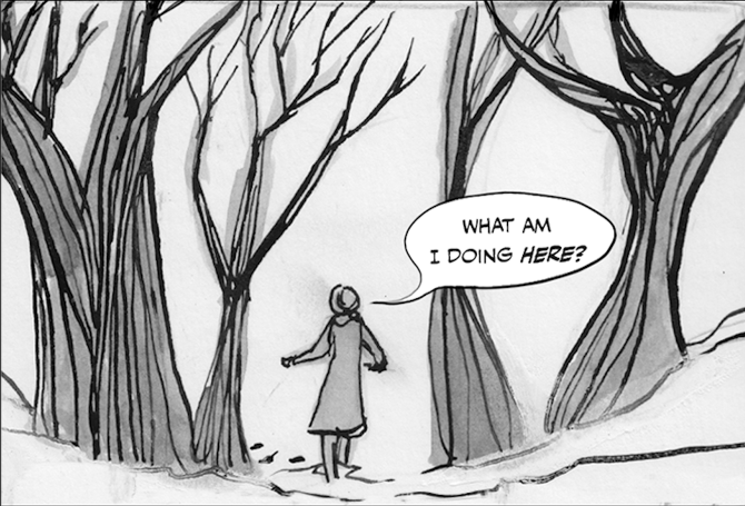 Webtoons / First Snow - + [ ashley.burke ] + illustration + direction