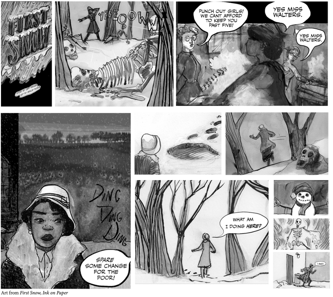 Webtoons / First Snow - + [ ashley.burke ] + illustration + direction