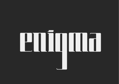 Enigma Font - S3NSA